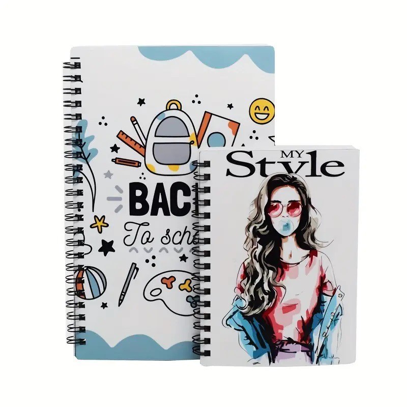 Double-Sided Printing Blank PET Sublimation Coil Notebook For ...